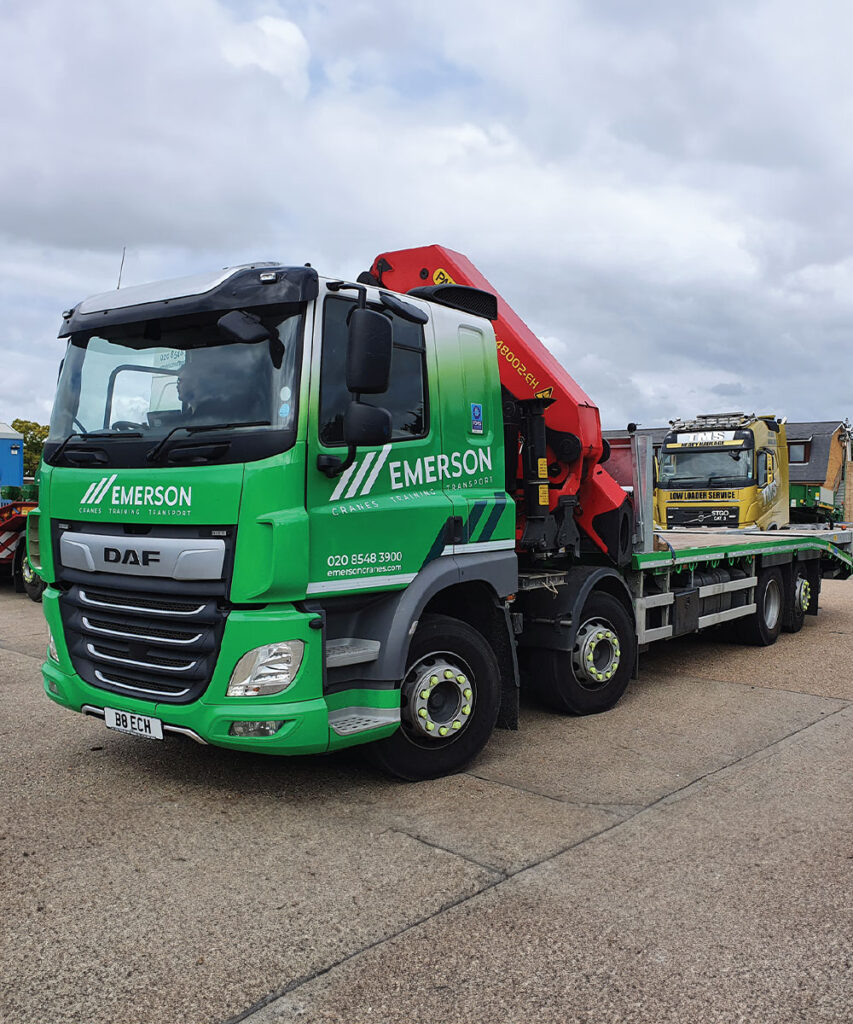 DAF CF75 for Hire | 26 Tonne HIAB Lorry | Emerson Cranes